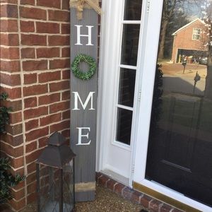 Other | Gray Home Sign Porch Rustic Farmhouse | Poshmark